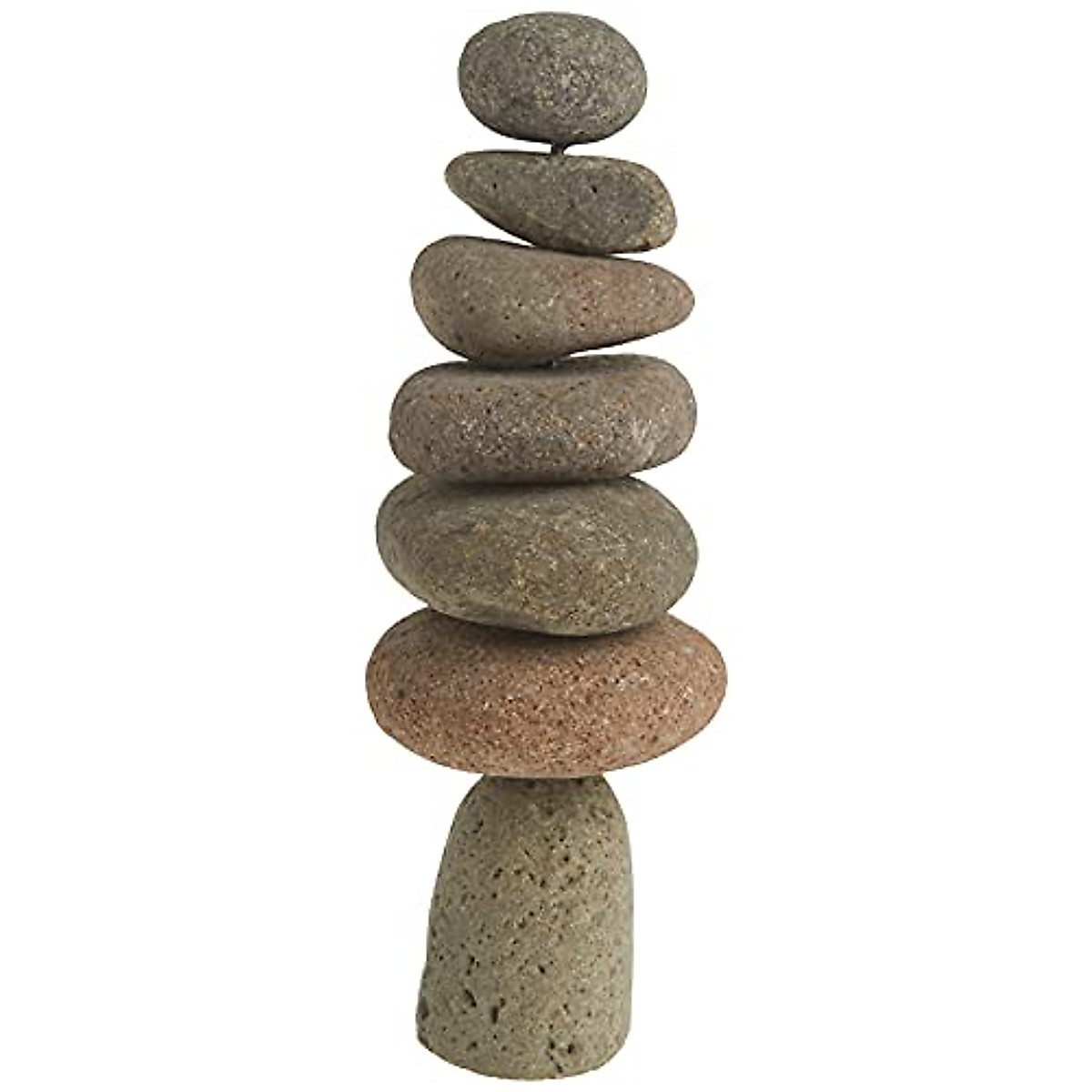 Ancient Graffiti Large 7-Stone Natural River Stone Cairn