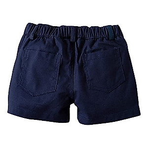 JEATHA Children Unisex Cotton Booty Shorts Kids Boys Girls Cute Summer Hot Pants for Everyday Wear Navy Blue A 9-12 Months