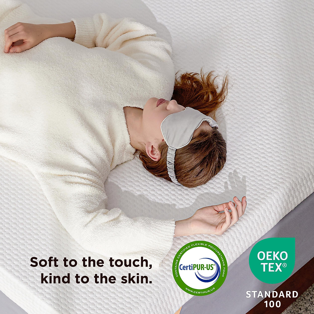 Bedsure Firm Mattress Topper Queen, 3 Inch Gel Memory Foam Mattress Topper for Pressure Relief, Extra Firm Mattress Topper, Pillow Top Mattress Topper with Removable Cover, Soft & Breathable