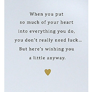 Hallmark Good Luck Card (Horseshoe)