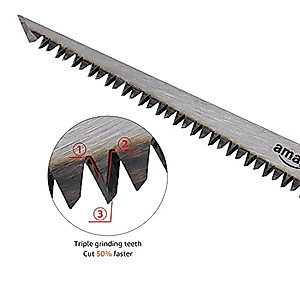 Amazon Basics Heavy Duty Drywall Wallboard Saw - 7-TPI (12-Inch)