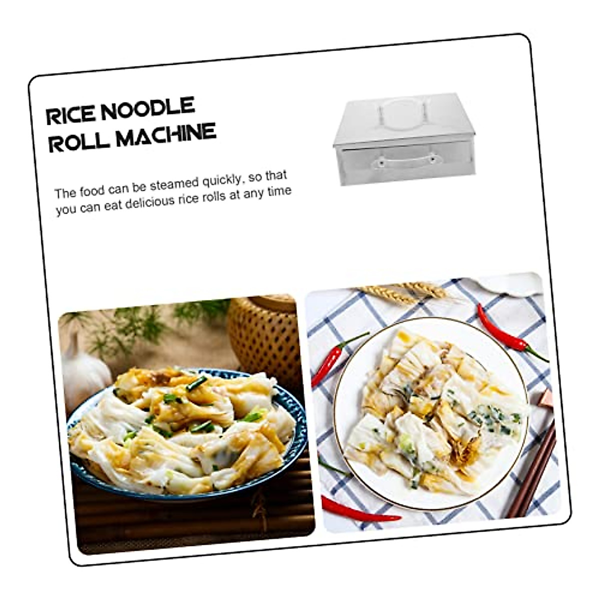1pc Roll Rice Roll Stainless Steel Basket for Vegetables Vegetable s Steamed Vermicelli Roll Chinese Rice Roll Rice Roll Making Tool Drawer
