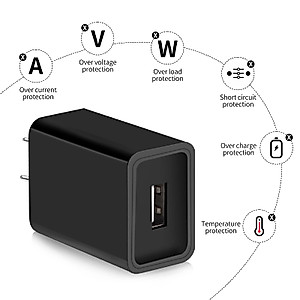 Charger Cord Replacement for Amazon Fire TV Stick, Samsung, Fire Tablet, Android Phone AC/DC Home Wall Adapter Cable