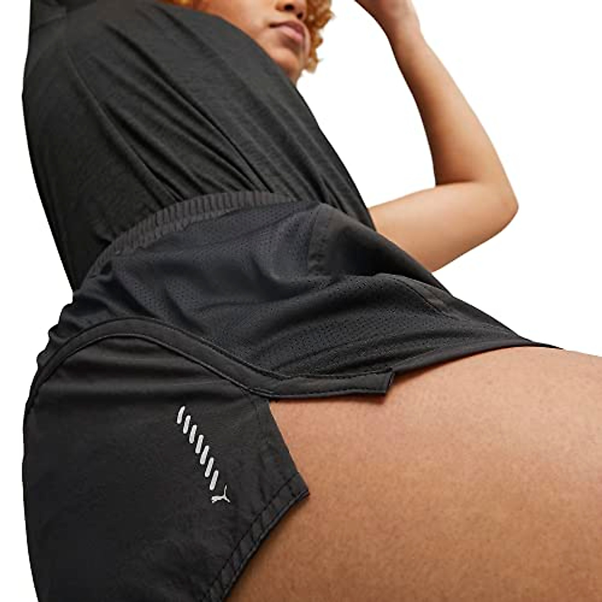 PUMA Women's Run Favorite Velocity 3" Shorts, Black, Medium