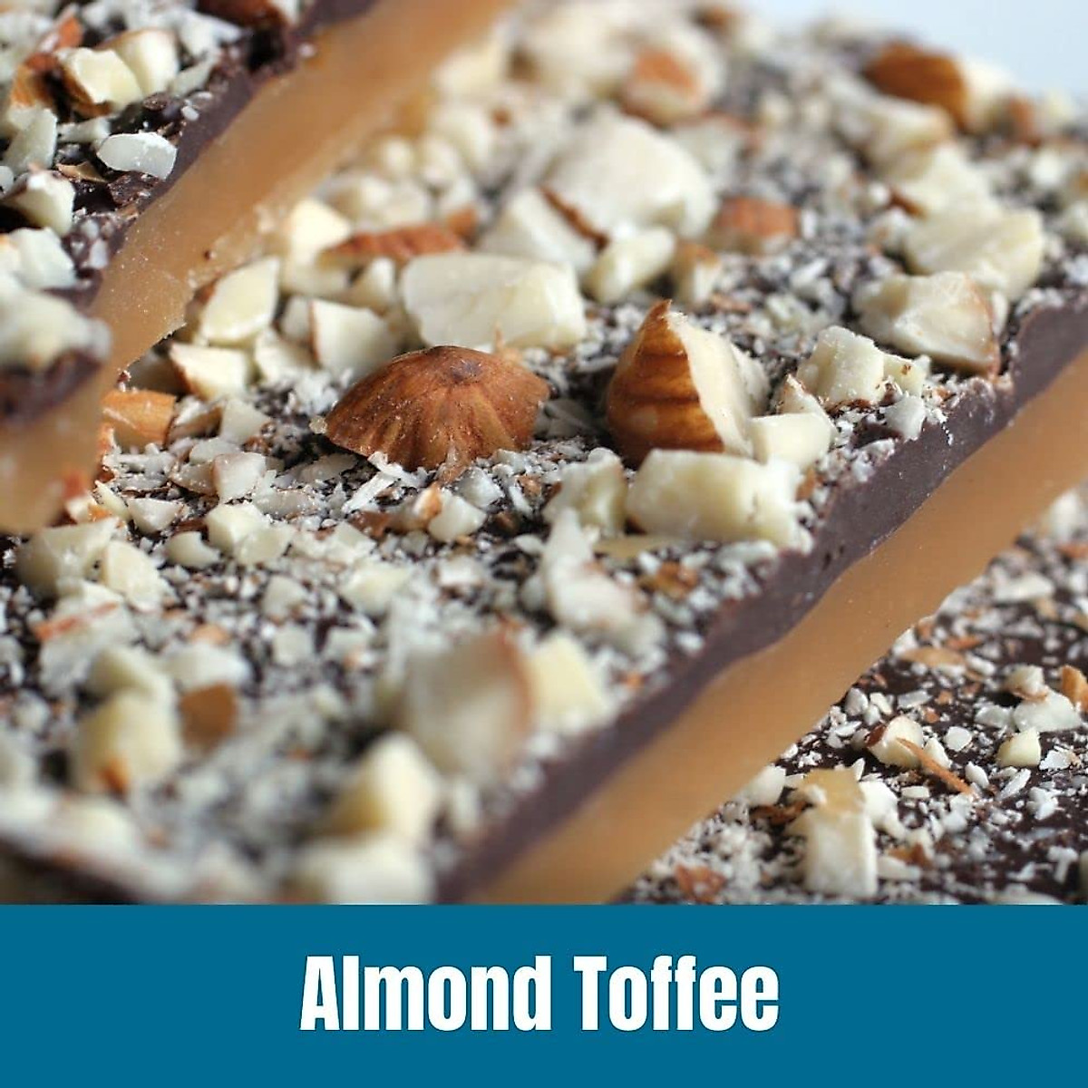 Door County Coffee Almond Toffee Flavored Ground | 10 oz Bag | Flavored Ground Medium Roast | 100% Specialty Arabica | Flavored Gourmet | Almond Toffee