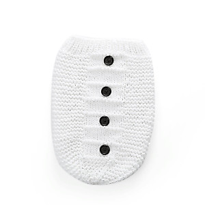 Newborn Baby Boy Girl Photography Pros Sleeping Bag Costume Outfits Crochet Knitted Wrap Swaddle