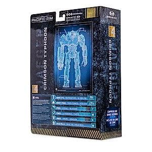 Pacific Rim McFarlane Toys Crimson Typhoon (Jaeger) 4" Scale Figure Playset with Comic