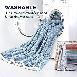 Soft Throw Blanket Double Sided, Soft Fuzzy Fluffy Cozy Blanket Plush Furry Comfy Warm Blanket for Couch Bed Chair Sofa, 50 * 60 inches