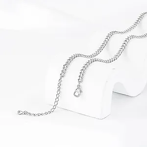 GXGLMP CZ Jewelry Set for Women Gold Plated Round Pendant Cuban Link Chain Necklace Bracelet Hoop Earring Open Ring Set(sliver)