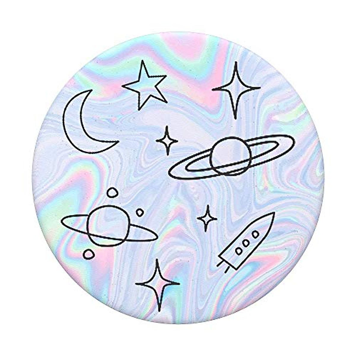 PopSockets PopGrip - Expanding Stand and Grip with Swappable Top - Space Doodle