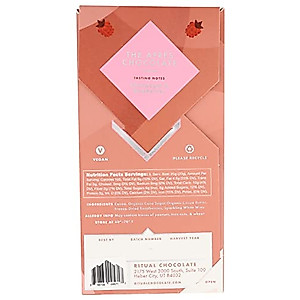 Ritual Chocolate, Bar Chocolate Champagne Raspberries Apres, 2.12 Ounce