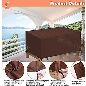 Patio Furniture Covers Heavy, Outdoor Furniture Set Cover Sectional Sofa Waterproof, Heavy Duty 420D Patio Garden Dining Table and Chair Couch Covers, Anti-UV, Weatherproof