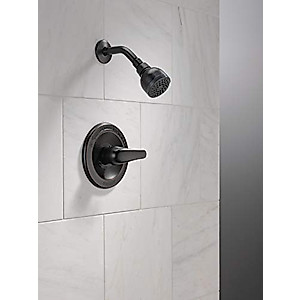 Peerless Single-Handle Shower Faucet Trim Kit with Single-Spray Touch-Clean Shower Head, Oil-Rubbed Bronze PTT188740-OB (Valve Not Included)