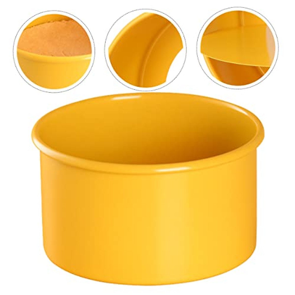 Abaodam 2pcs cake pan mold round cake pan mini cakes circle cake pan 9 inch cake pan deep cake baking pan bread useful baking tray baking plate for kitchen oven baking mold food microwave