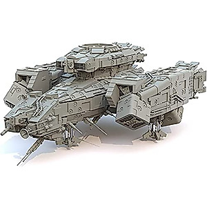 MOC-9803 Alien Commercial Spaceship Nostromo Spaceship Building Blocks,Small Particle Blocks MOC Set,Simulation Model,Compatible with L-e-g-o (9213PCS), 75 X 44 X 24.5cm