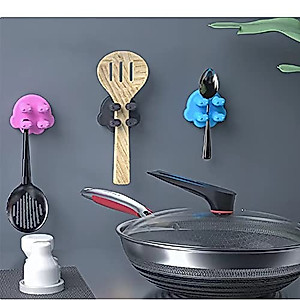 xhuoqdk 6PCS Silicone Toothbrush Hook Silicone Hook Bear Hook Razor Towel Plug Wire Key for Bathroom Living Room Kitchen Office Locker Dormitory Door (Black)