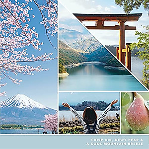 Yankee Candle Majestic Mt. Fuji Large Jar Candle,Light Blue,14 Inch