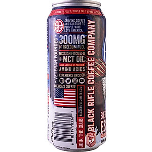 Black Rifle Coffee RTD (Berry Mocha Espresso, 15 Fl Oz (Pack of 12))