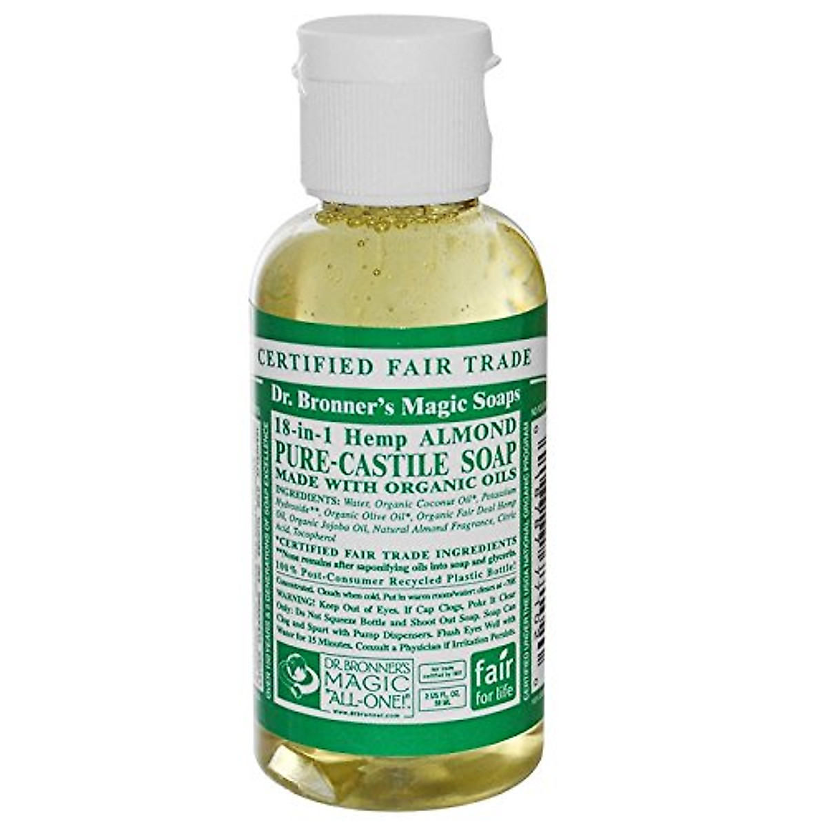 Dr Bronners Magic Soap All One Csal04 4 Oz Almond 18 In 1 Dr. Bronner'S Liquid Soap