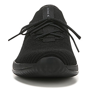 Ryka Womens Echo Knit Fit Slip-on Sneaker, Black, 11 US