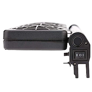 JANNIDE 3 Heads Aquarium Chillers Cooling Fan,Adjustable Aquarium Water Cooling Fan Fish Tank Cold Wind Chiller 2 Level for Salt/Fresh Water (3-Heads)