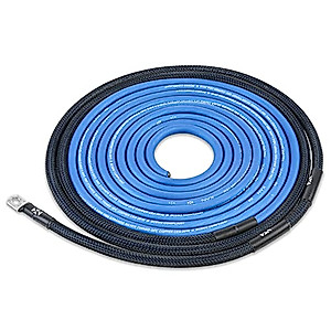 NVX XAPK4 Full Spec 4 Gauge 100% (OFC) Oxygen Free Copper Amplifier Power Wiring Kit with Speaker Wire for Amplifiers up to 1500 Watts