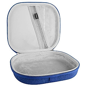 Geekria Shield Headphones Case Compatible with JBL Tune 510BT, Tune 660 BTNC, Tune 700BT, Tune 500BT, E45BT Case, Replacement Hard Shell Travel Carrying Bag with Cable Storage (Blue)