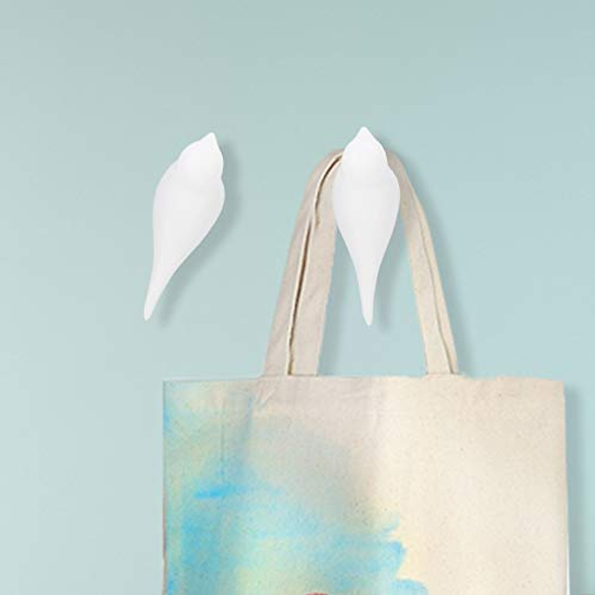 Jerliflyer Wall Bird Hook, Resin Bird Coat Hook Advanced Creative Wall Hanging Bird Decorative Art Hat Towel Bag Coat Hanger Family, Living Room, Bedroom, Shop Gift(White)