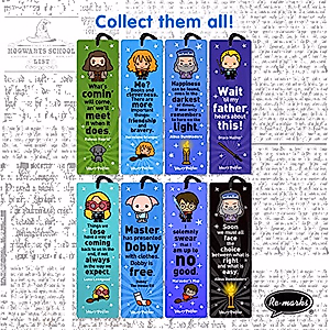 Re-marks “Harry Potter” Harry, Hermione, Luna, and Draco Quotemarks, Pack of 4