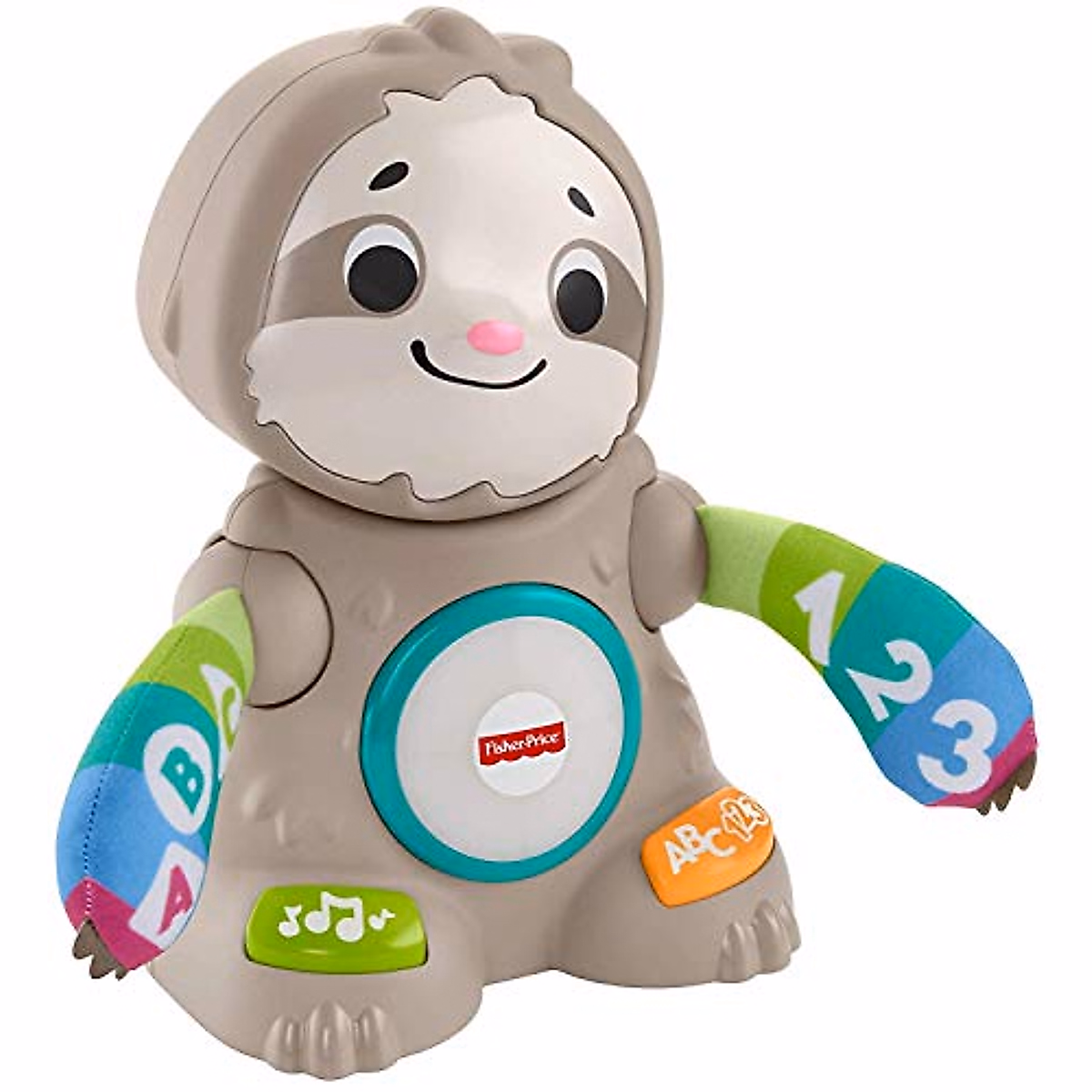 Fisher-Price Linkimals Learning Toy Smooth Moves Sloth With Interactive Music And Lights For Infants And Toddlers