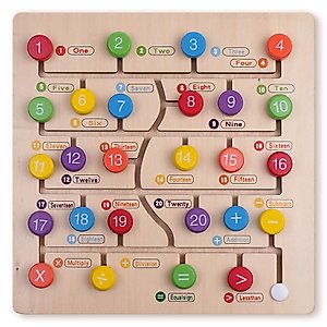 Boxiki Kids Montessori Toys. Learn to Count with Our Baby Toys That are Made of Wood! an Amazing Way to Learn Numbers and Colors.
