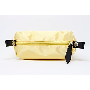 DOMINIE Liner for Clear Handbag Small Clutch Removable/Interchangeable Liner - Yellow Liner, Black Tabs (Black Clutch Sold Separately)