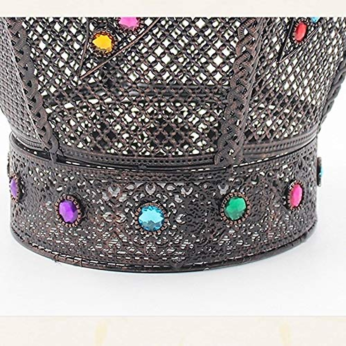 DYPASA Smart Trash Can Creative Personality Iron Trash Can Home Living Room Bedroom Garbage Box Large Capacity Trash Can Bathroom Trash Can