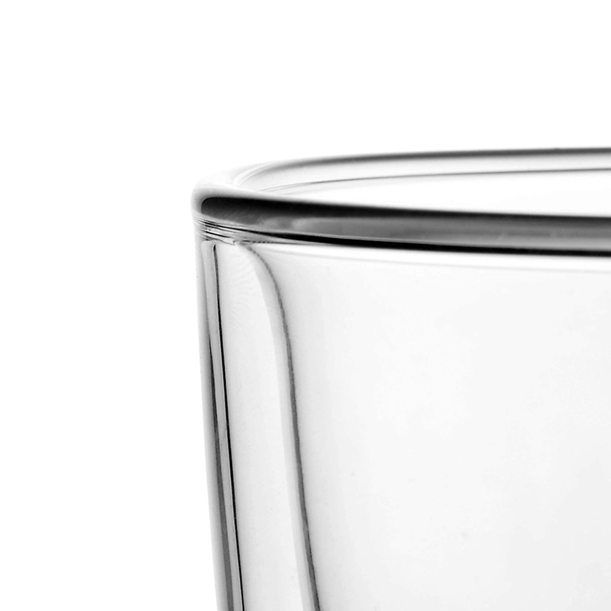 Viva Classic Double Wall Glass Insulated Coffee Mugs - Cappuccino Cups Set of 2-14 oz / 350ml Tea Cups