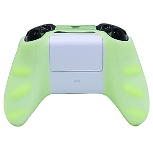 RALAN Controller Cover Silicone, Silicone Controller Cover Skin Protector in Dark Compatible for Xbox Ones Controller (Black Pro Thumb Grip x 8,Cat + Skull Cap Cover Grip x 2) Visit The RALAN Store