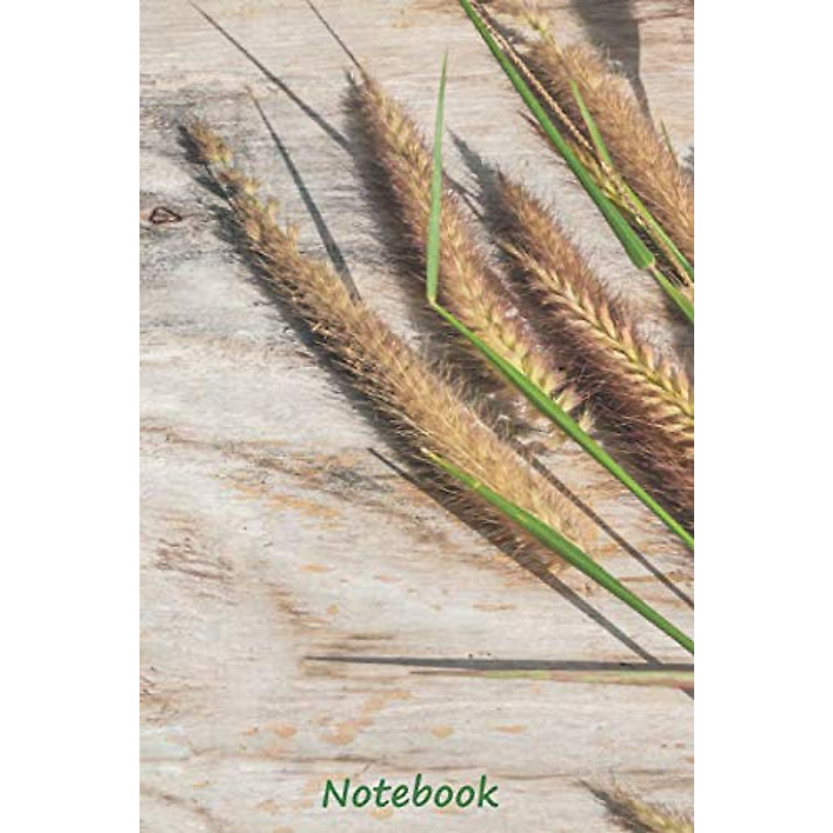Notebook Line Black Interior Nature Grass Wooden Background Soft Cover Journal Your Diary Daily Note 155 Page Size 6 X 9 Inch: Creativity Lined ... End of School Teaching Homework Gift Meeting
