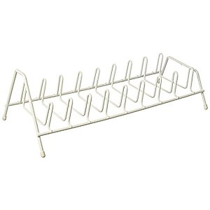 Homebasix JI-39W-3L Lid Storage Rack 4-3/4" x 13" x 5-3/4", White
