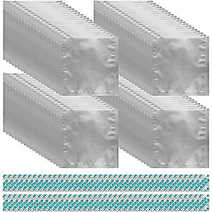 100 Pack Of Mylar 8x8" Bags & 100 Pack Of Oxygen Absorbers