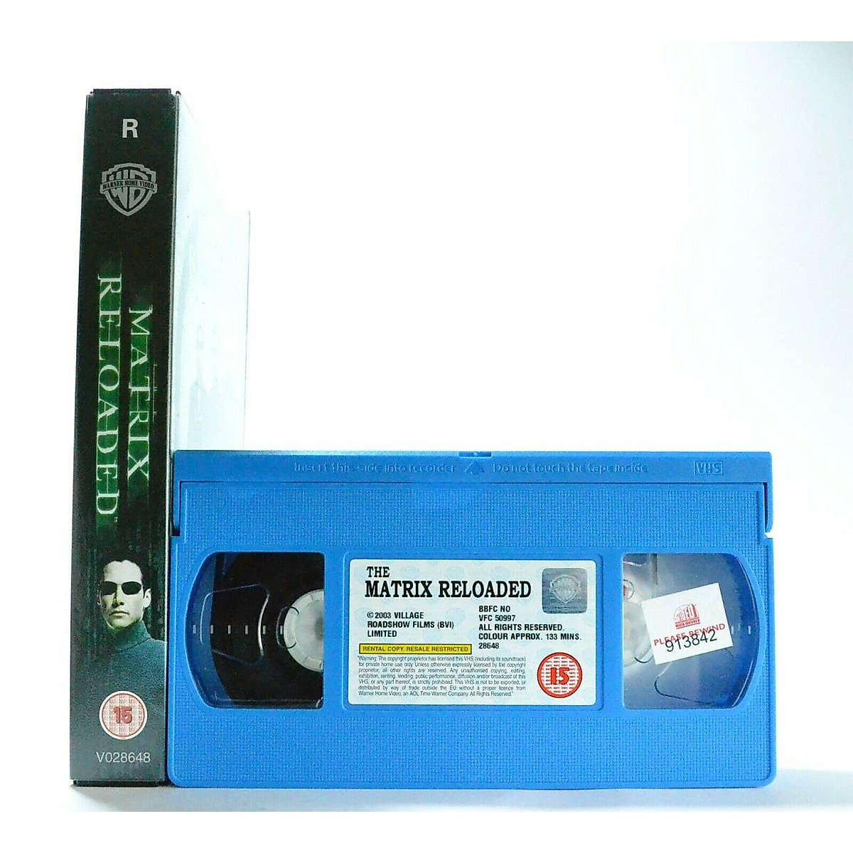 The Matrix Reloaded: The Wachowski Brothers Film - Sci-Fi - Keanu Reeves - VHS