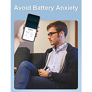 AirPods Smart Portable Charger, Neck-Mounted and Anti-Lost Straps Design for AirPods 1/2/pro/3,Not for 2022 New AirPods Pro 2.Fast Charging Accessories(AirPods not Included)