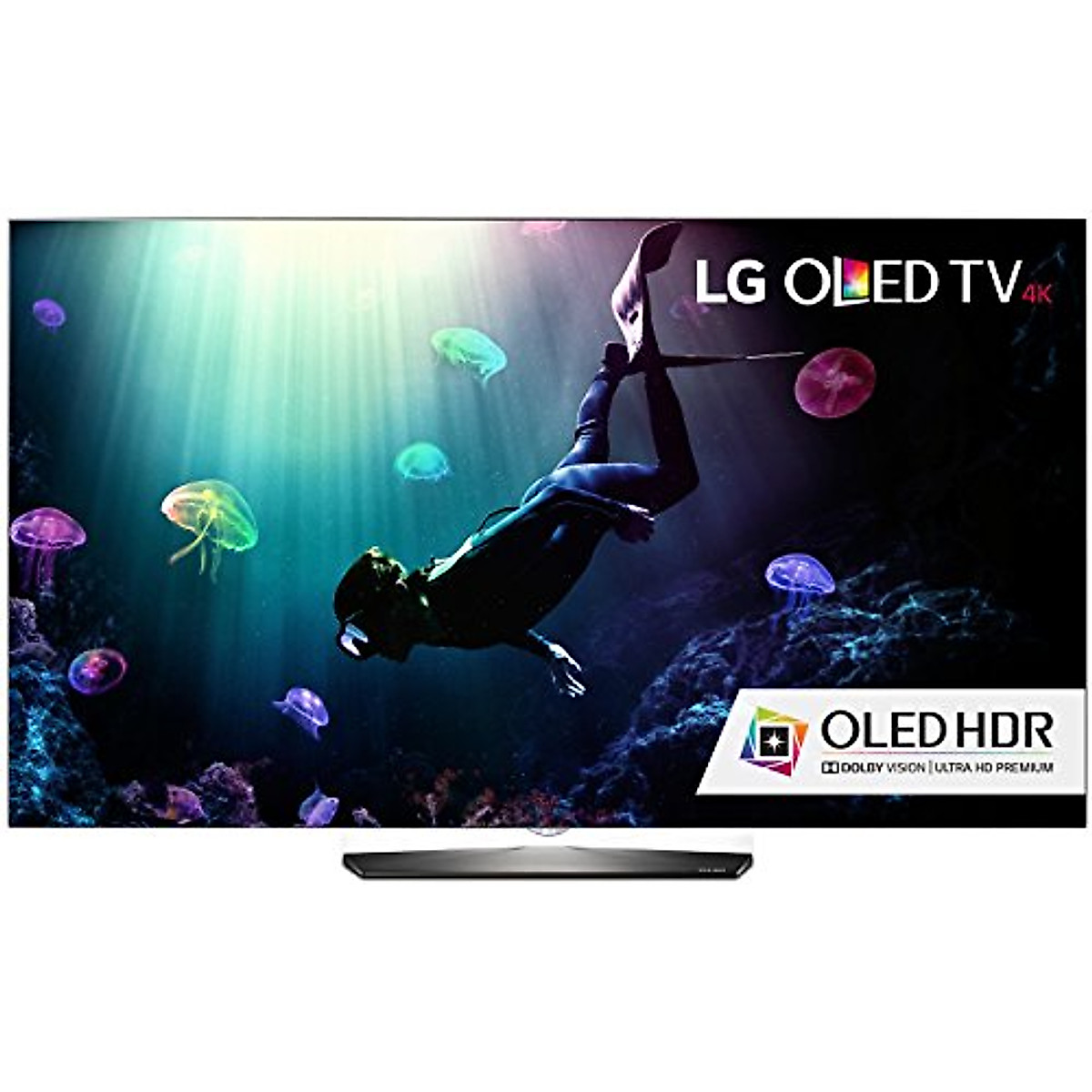 LG Electronics OLED55B6P Flat 55-Inch 4K Ultra HD Smart OLED TV (2016 Model)