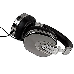 Ultrasone Edition 8 Ruthenium S-Logic Surround Sound Professional Closed-back Headphones with Leather Transport Bag
