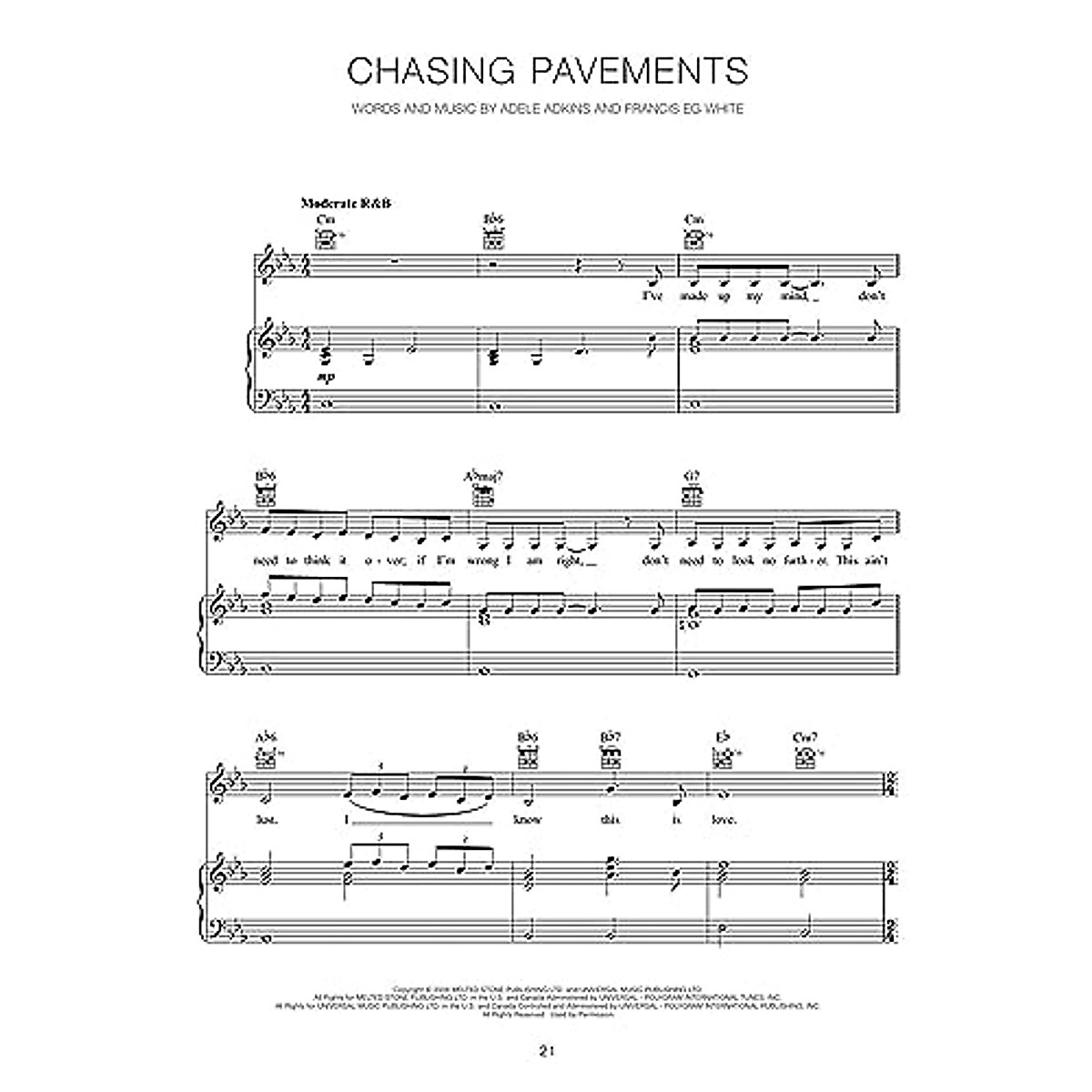 Adele: The Complete Collection - 62 Songs Arranged for Piano, Voice and Guitar