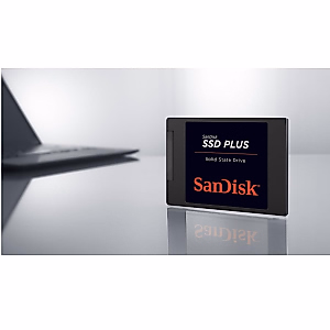 SanDisk SSD PLUS 240GB Internal SSD - SATA III 6 Gb/s, 2.5"/7mm, Up to 530 MB/s - SDSSDA-240G-G26
