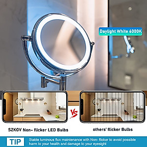 2-Pack 4W LED Bulb for Cosmetic Vanity Makeup Mirror with Single Double Sided Lighted Magnification 120V Mirror Replacement Bulbs 40W Equivalent Daylight White 6000K