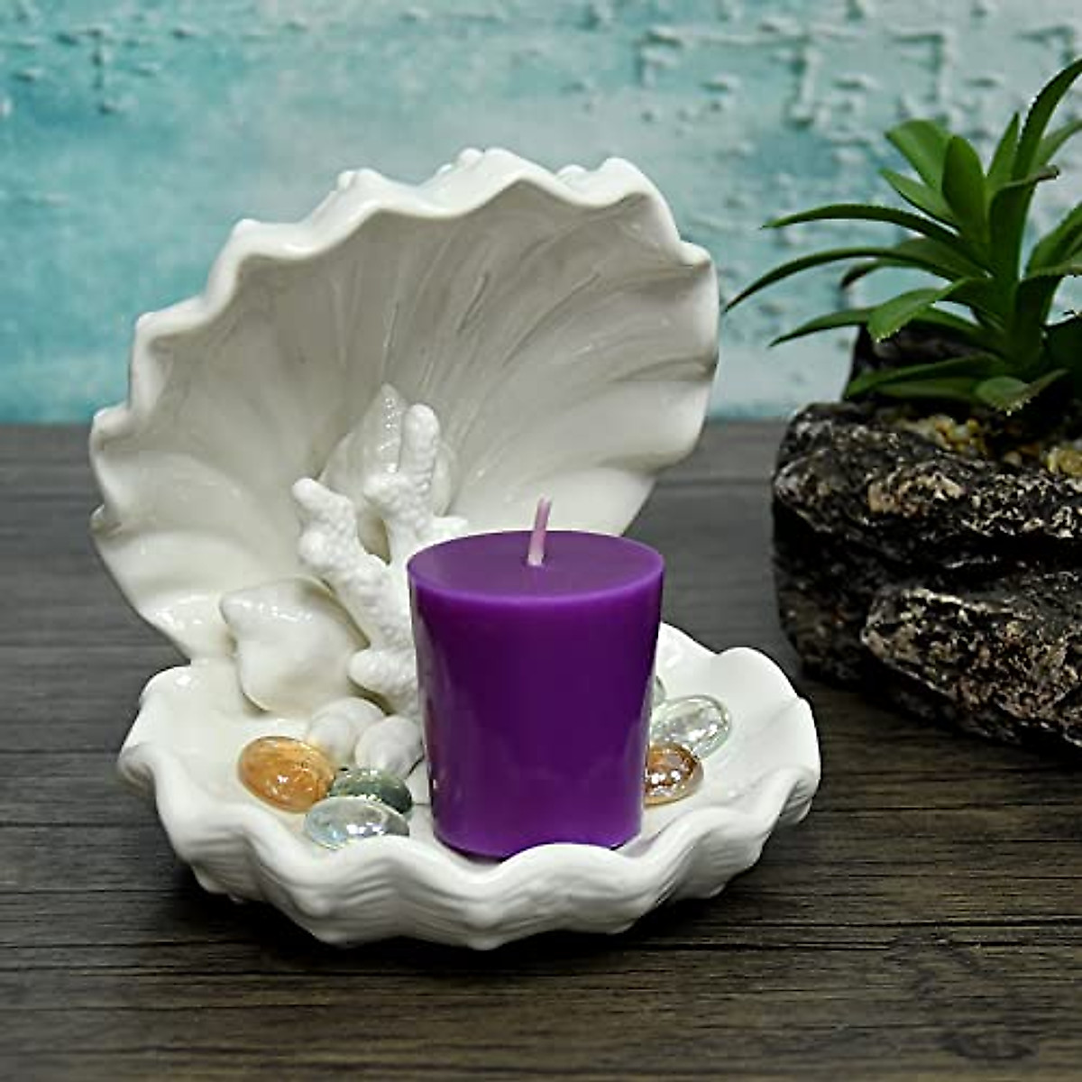 Zest Candle 12-Piece Votive Candles, Purple