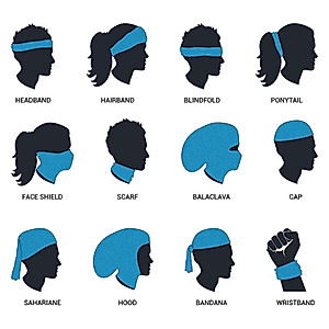 30PCS Neck Gaiters Scarf Head Wrap Headwear Balaclava Face Mask Sun Bandanas for Women Men Running,Cycling,Fishing