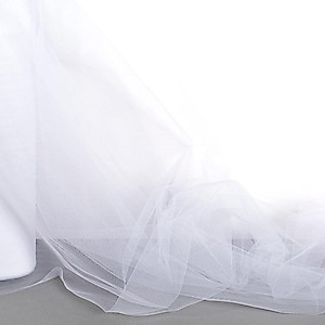 Anderson's White Tulle Fabric Roll, 54 Inches x 20 Yards, Sheer Fabric for Wedding Decorations, Baby Shower, Gender Reveal, Prom, Homecoming, Photo Backdrops, Arch Draping