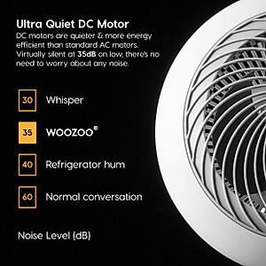 IRIS USA WOOZOO Pedestal Standing Oscillating 7-in-1 Vortex Fan with Remote and Timer Function, Height Adjustable Multi-Oscillation 10 Speed Settings and 102 Ft Max Air Distance Air Circulator, White