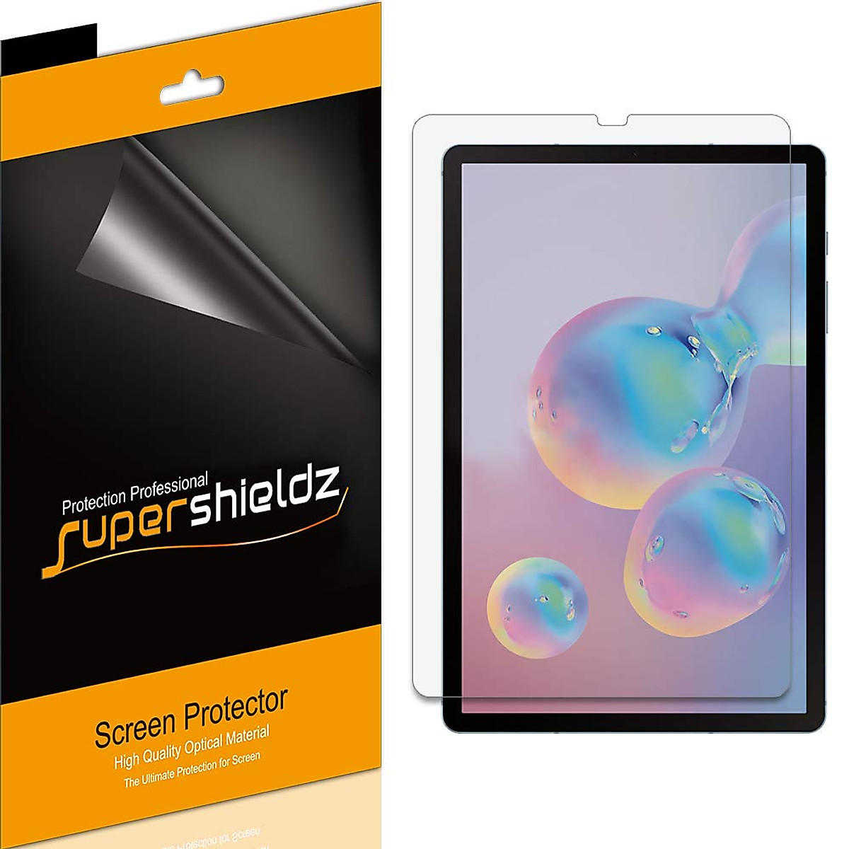 Supershieldz (3 Pack) Designed for Samsung Galaxy Tab S6 (10.5 inch) Screen Protector, High Definition Clear Shield (PET)